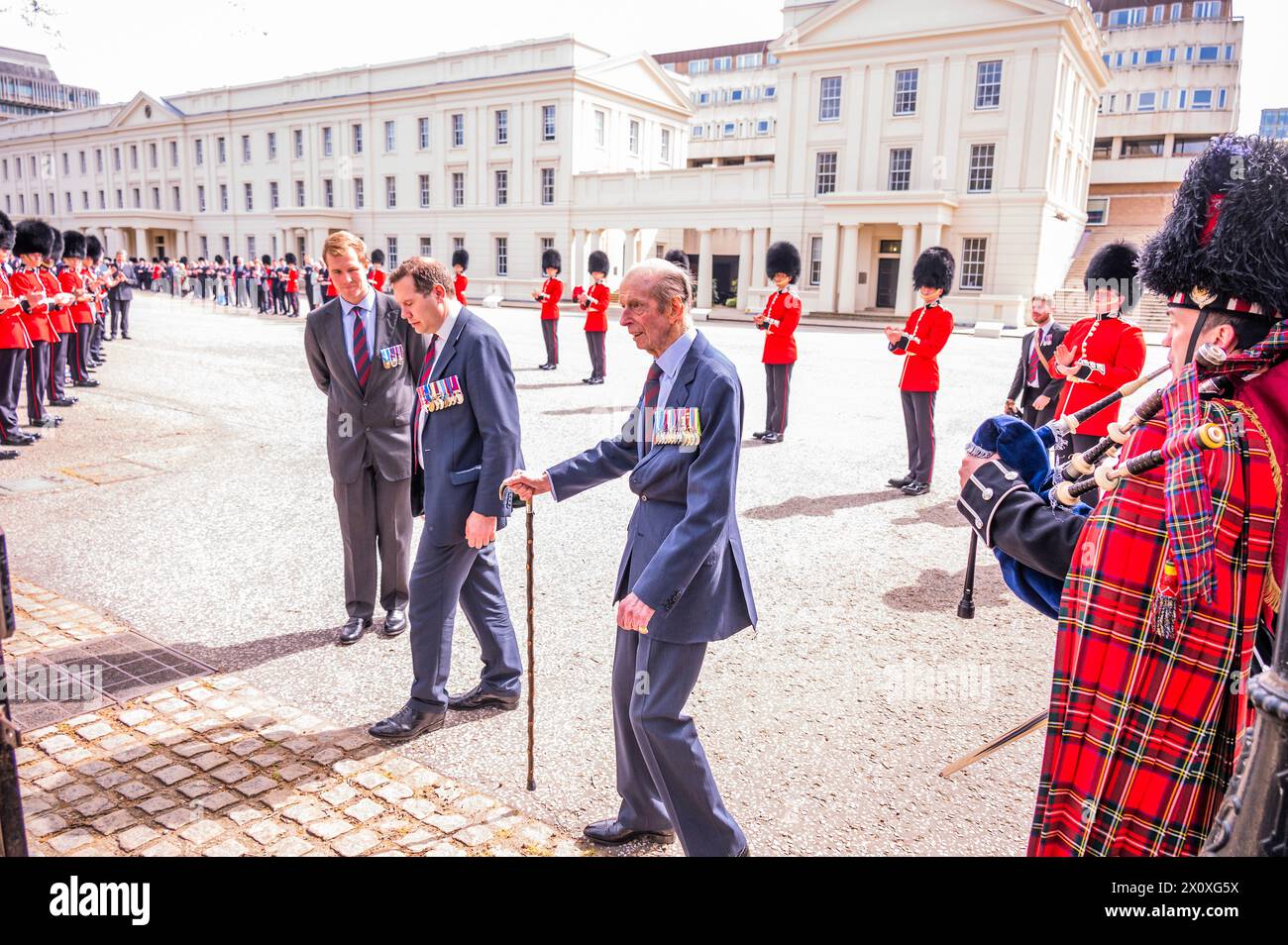 London, UK. 14th Apr, 2024. HRH The Duke of Kent stands down as ...