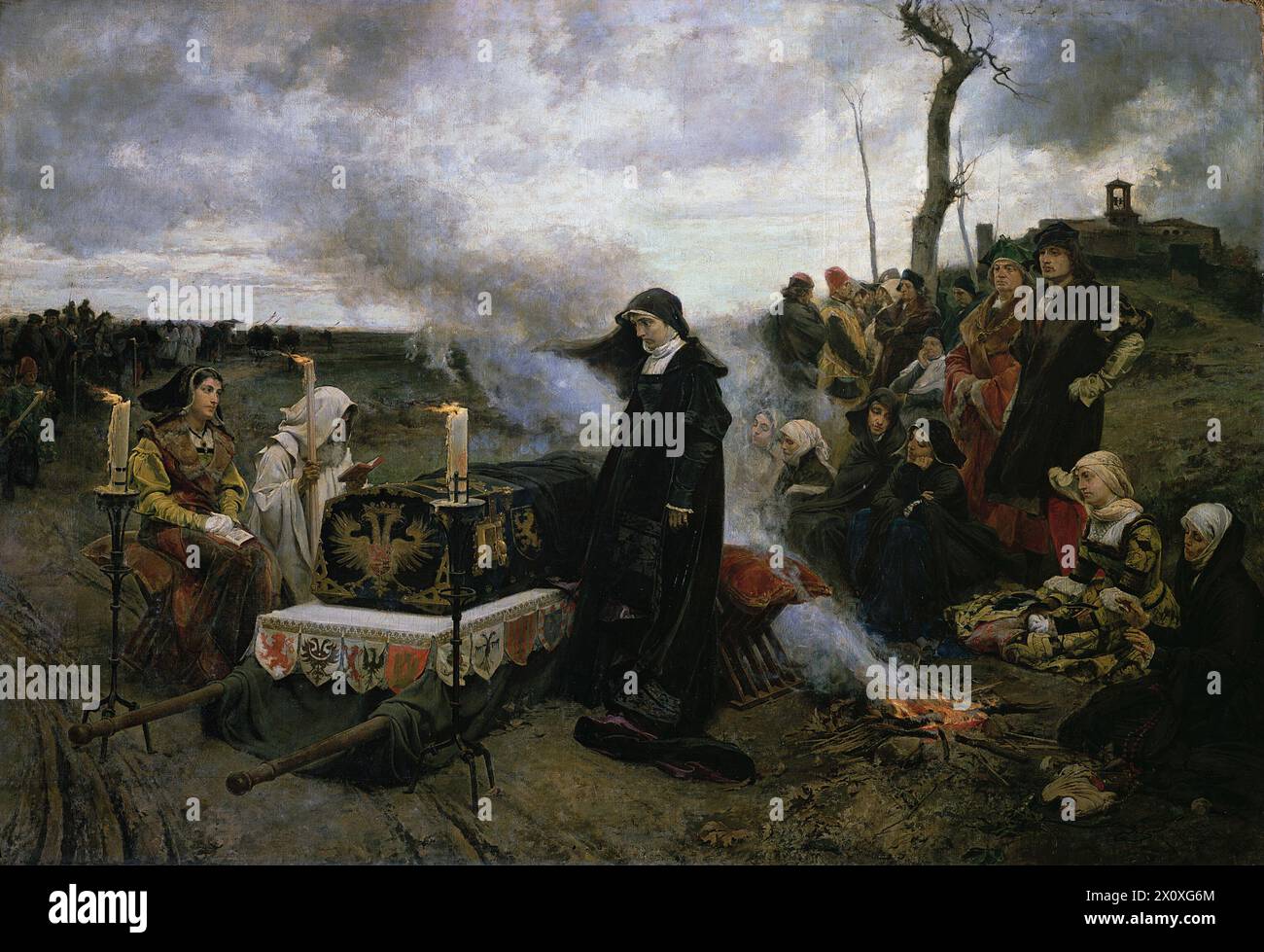 Doña Juana la Loca (transl. Queen Joanna the Mad) is an 1877 oil on ...