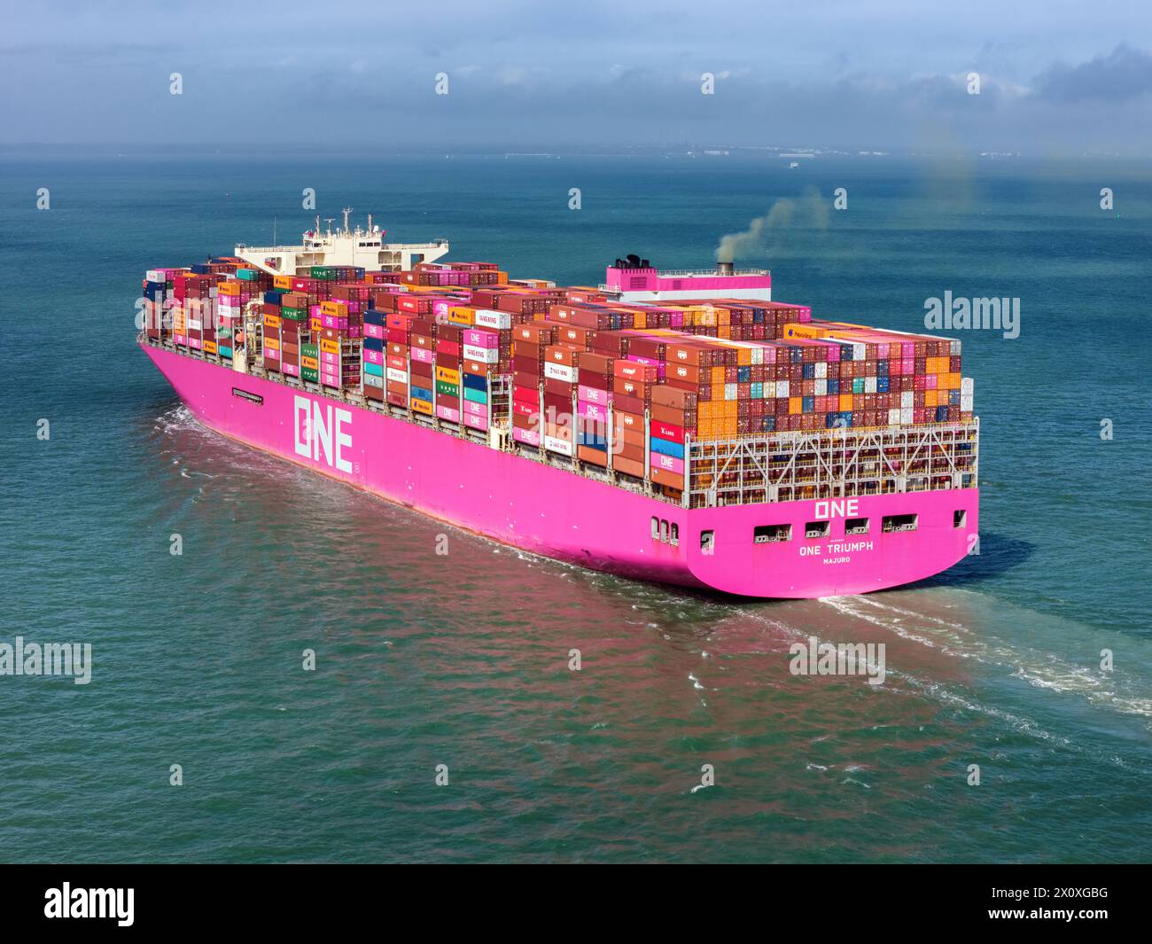 One Triumph is an Ultra-Large Container Carrier operated by Ocean ...