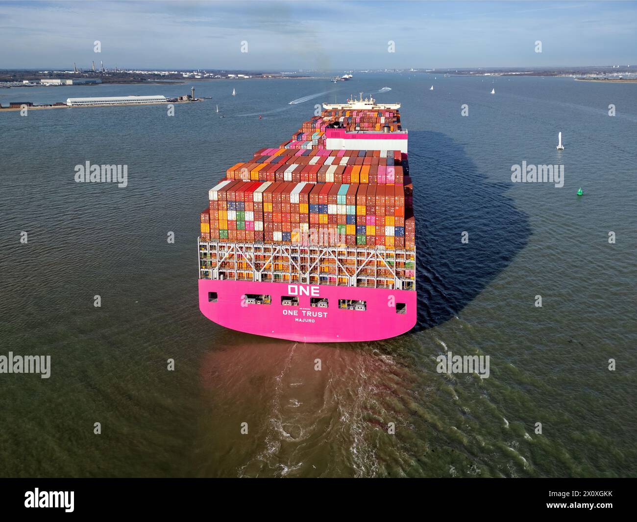 One Trust is an Ultra-Large Container Carrier operated by Ocean Network ...