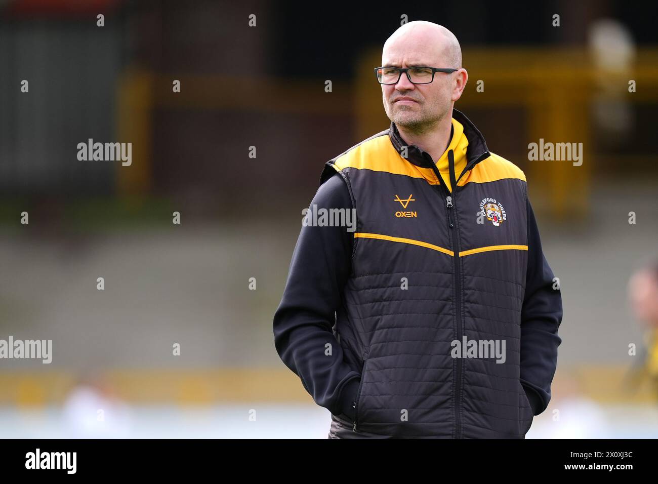 Castleford Tigers head coach Craig Lingard before the Betfred Challenge ...