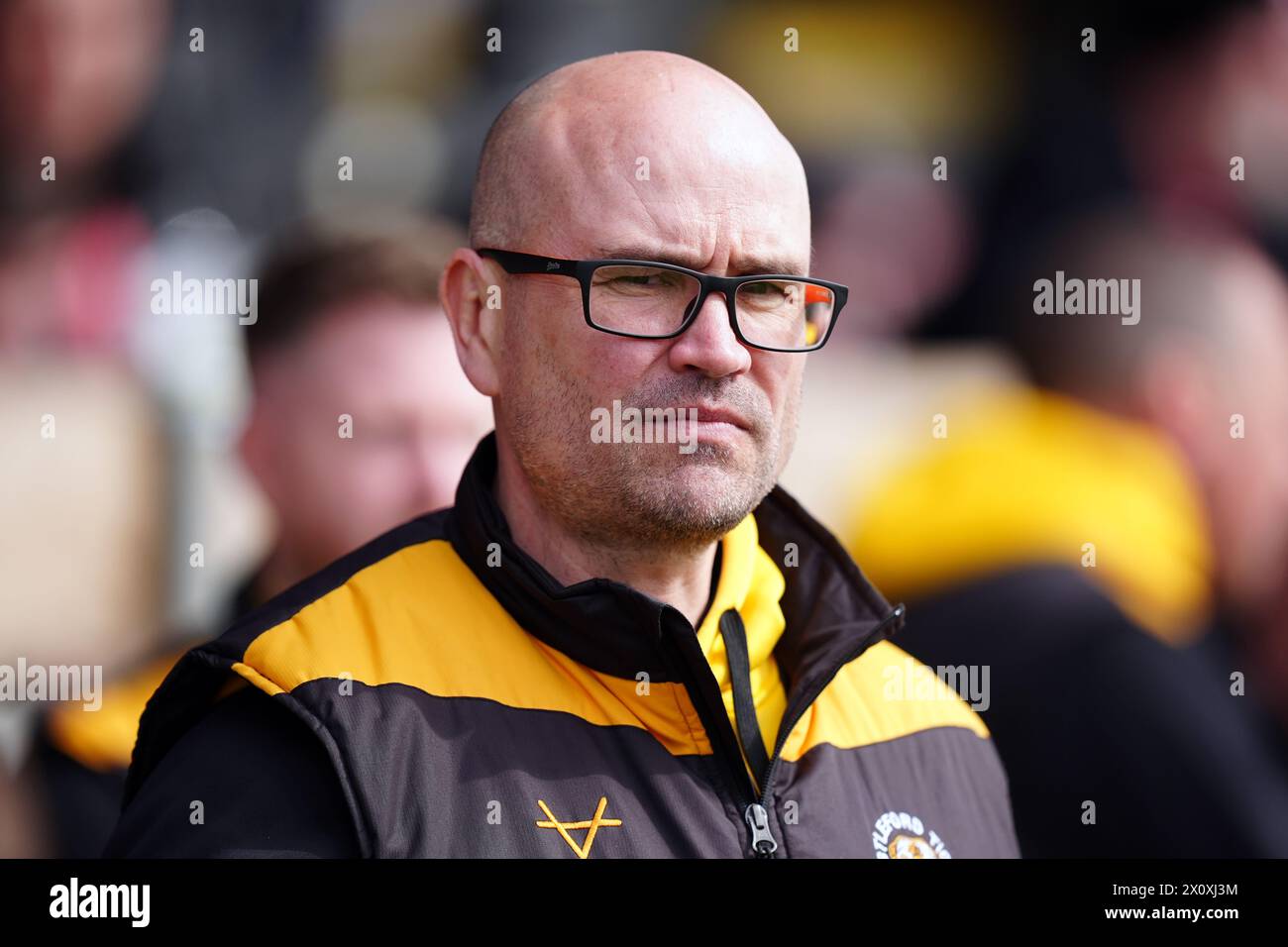 Castleford Tigers head coach Craig Lingard before the Betfred Challenge ...