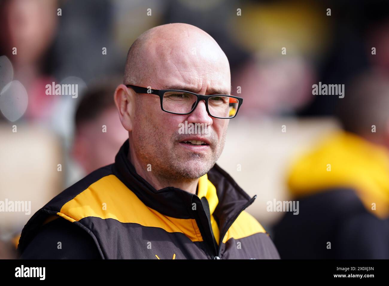 Castleford Tigers head coach Craig Lingard before the Betfred Challenge ...