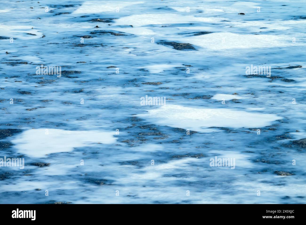 Sivash rotten sea, Gulf of Sea of Azov, huge number of shallow bays and ...