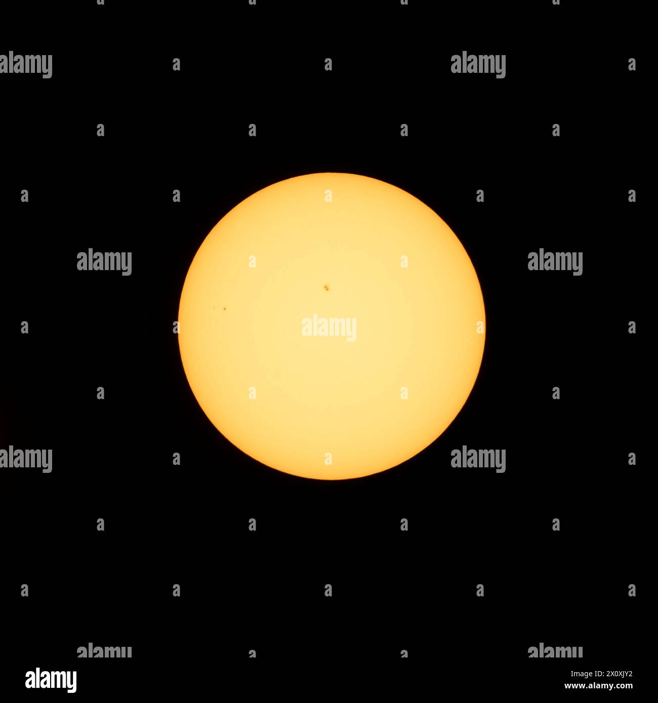 The sun before the total solar eclipse on April 8, 2024 Stock Photo - Alamy