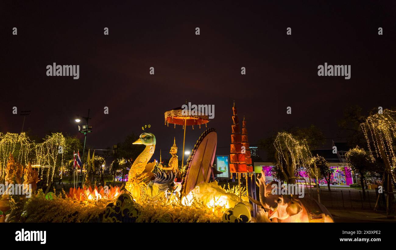 Bangkok,Thailand-April,11,2024: The stunning Songkran parade at Sanam ...