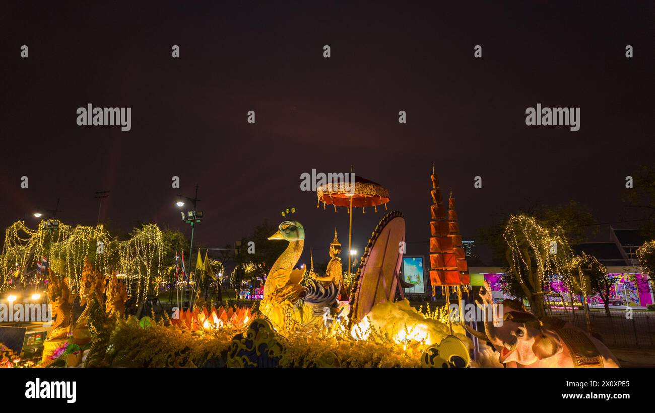 Bangkok,Thailand-April,11,2024: The stunning Songkran parade at Sanam ...