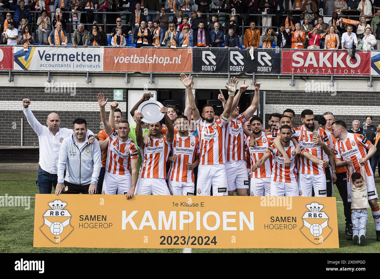 ROOSENDAAL - 14-04-2024. Atik stadium. Voetbal, season 2023-2024. RBC ...