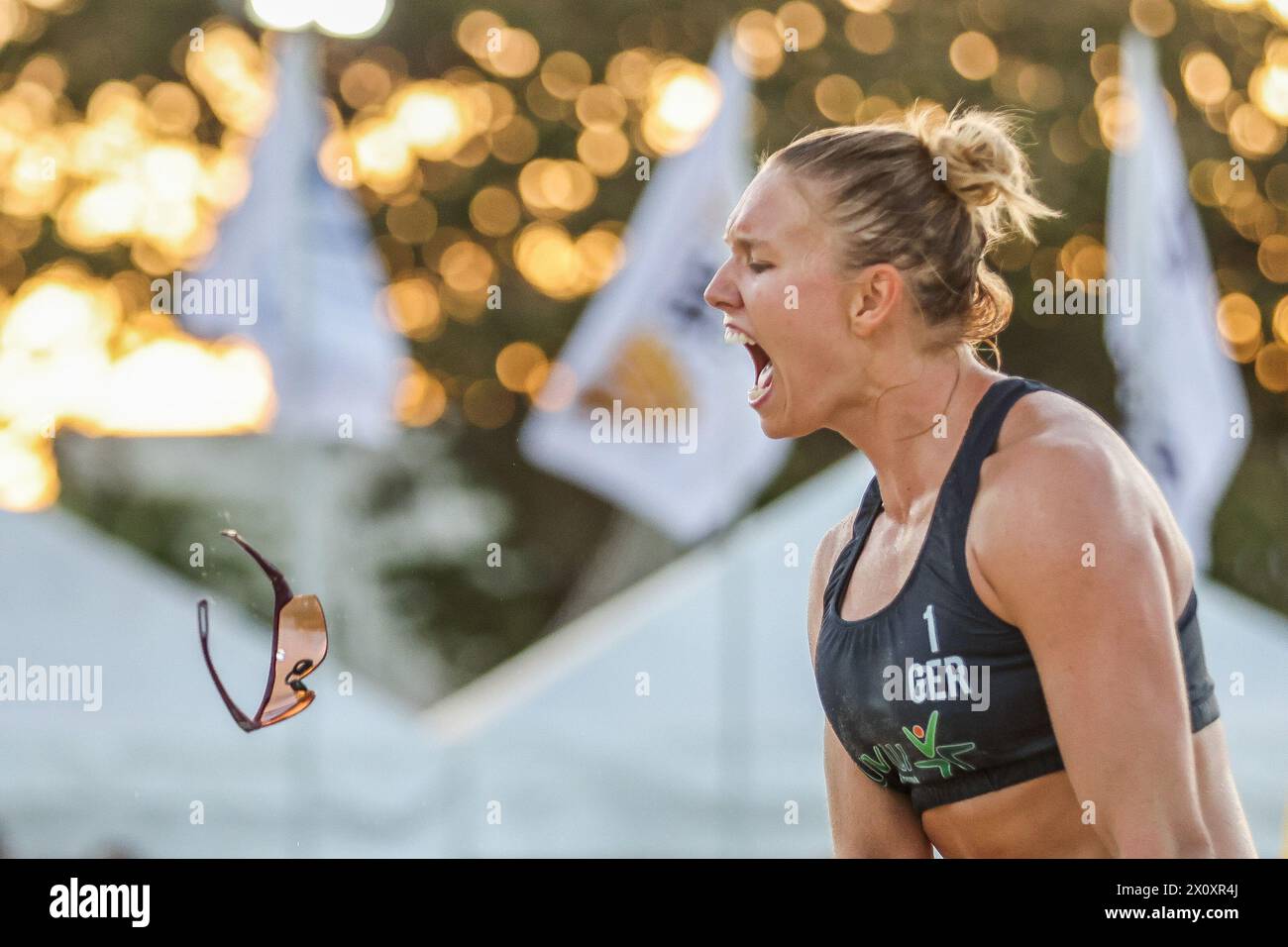 Laguna Province, Philippines. 14th Apr, 2024. Germany's Chenoa Christ ...