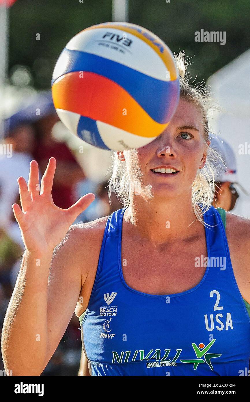 Laguna Province, Philippines. 14th Apr, 2024. Mariah Whalen of the ...