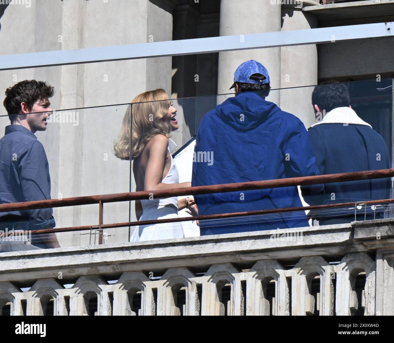 Milan, Zendaya and the actors of Luca Guadagnino's film Challengers ...