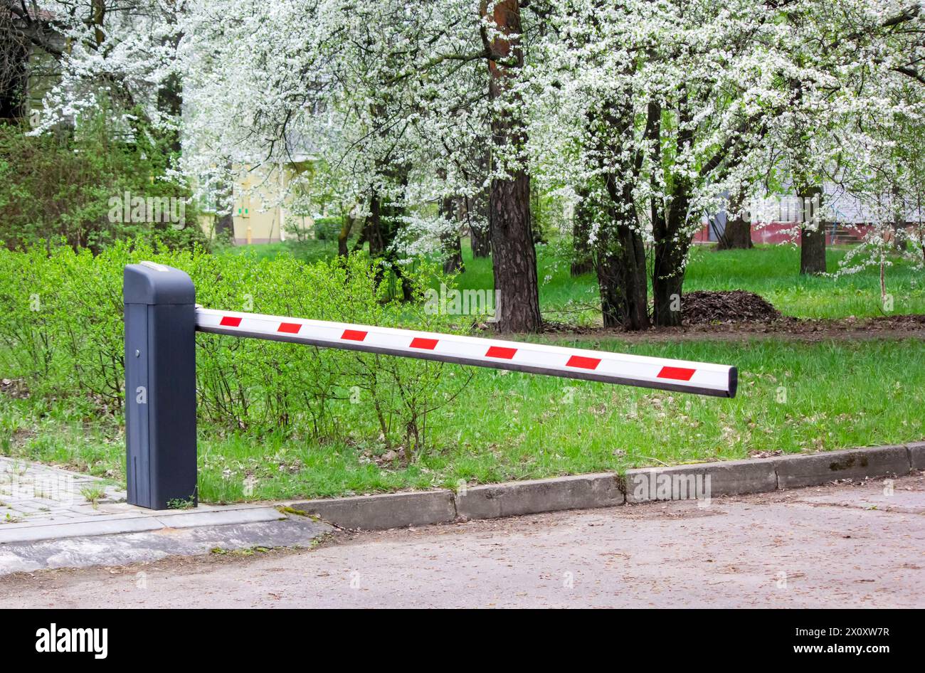 Automatic Barrier Gate , Security system for building and car entrance ...