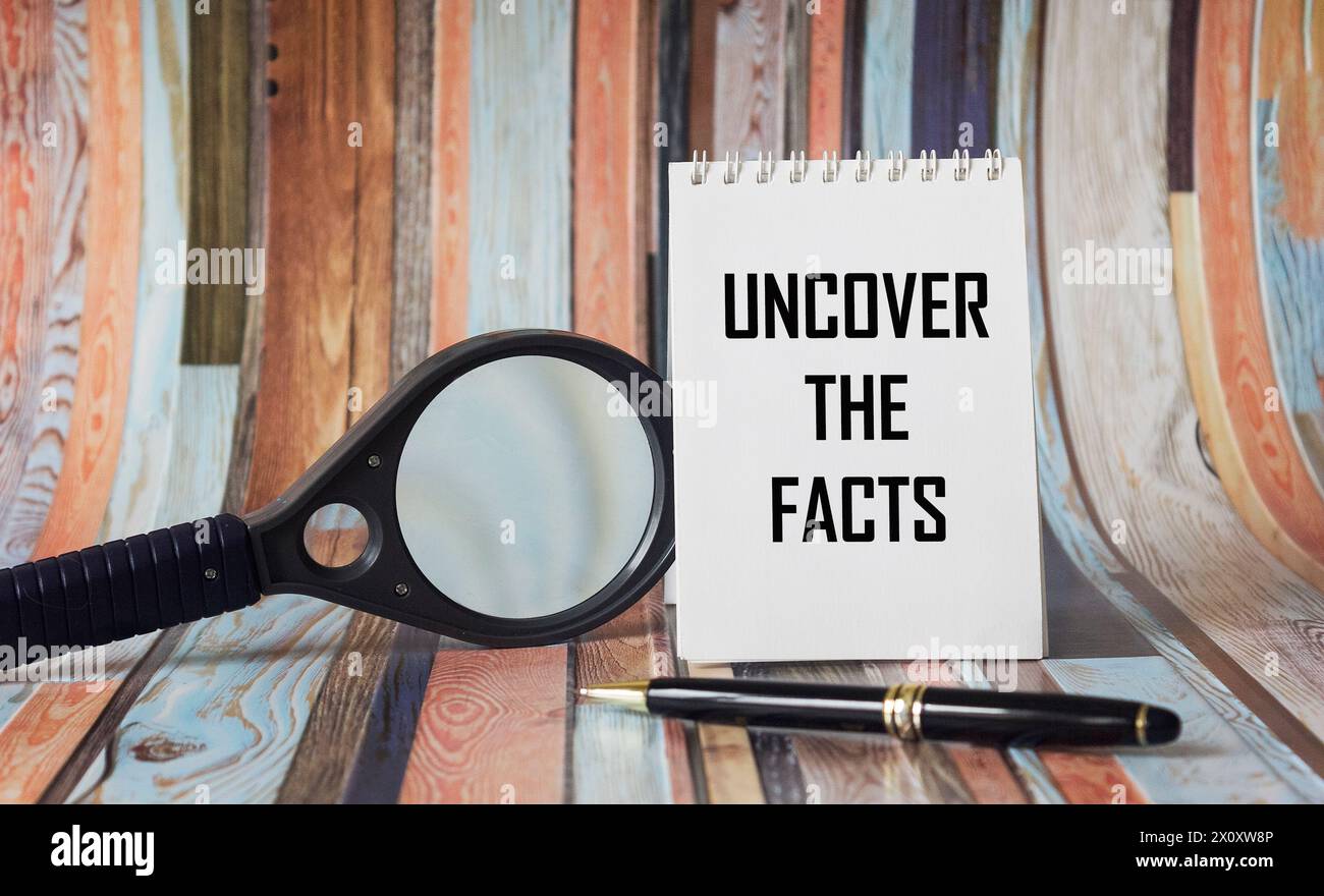 Truth word with magnifying glass hi-res stock photography and images ...