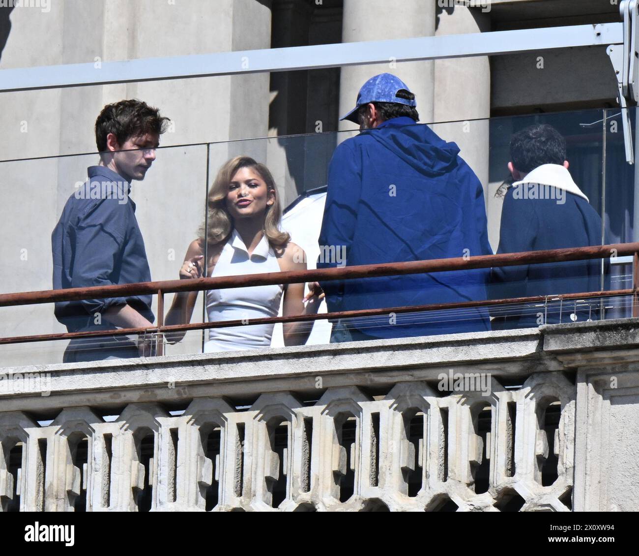 Milan, Zendaya and the actors of Luca Guadagnino's film Challengers ...