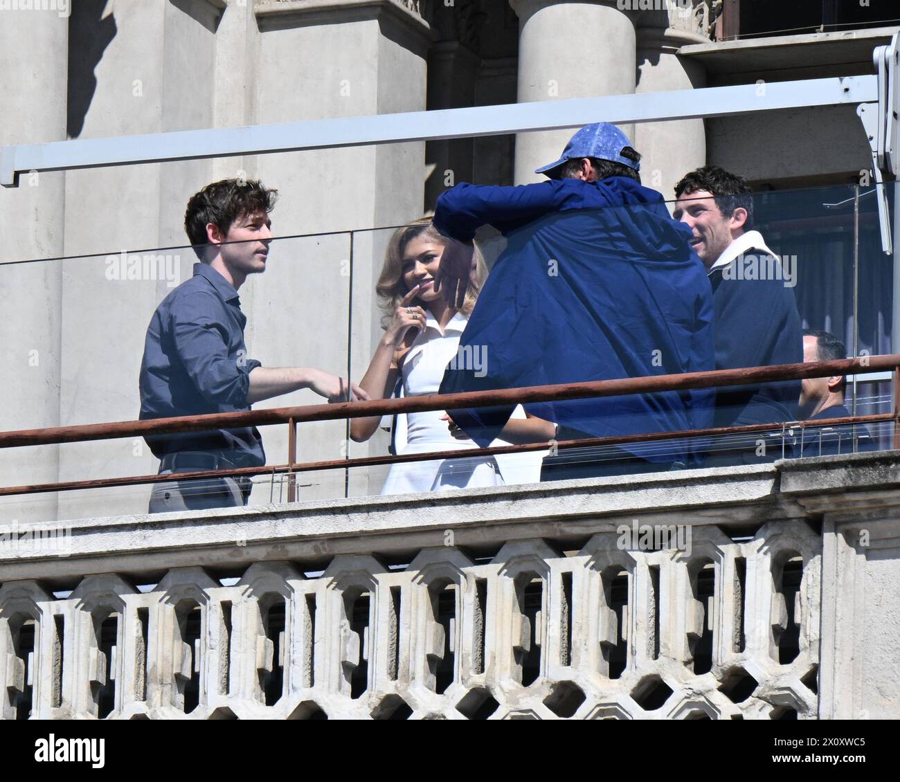 Milan, Zendaya and the actors of Luca Guadagnino's film Challengers ...