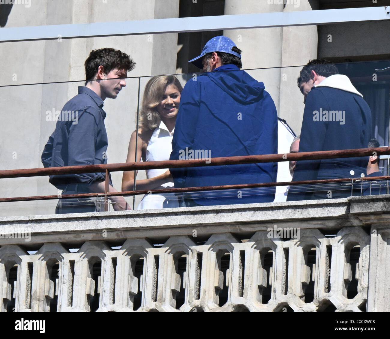 Milan, Zendaya and the actors of Luca Guadagnino's film Challengers ...