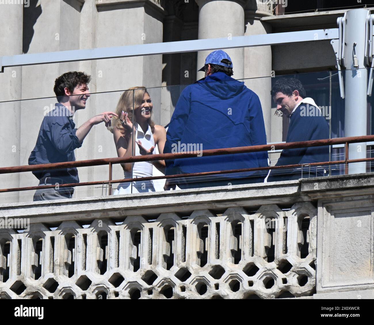 Milan, Zendaya and the actors of Luca Guadagnino's film Challengers ...