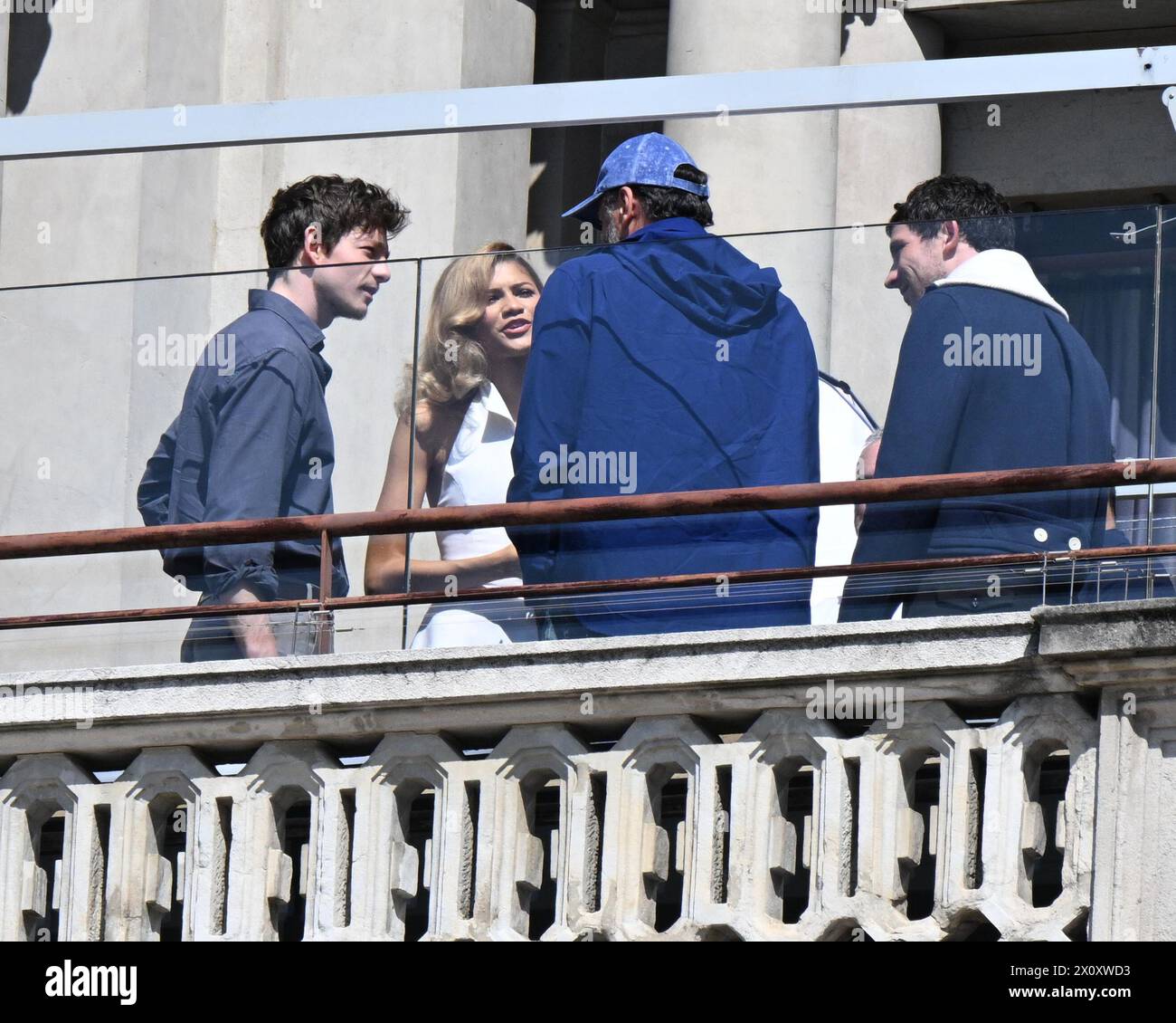 Milan, Zendaya and the actors of Luca Guadagnino's film Challengers ...