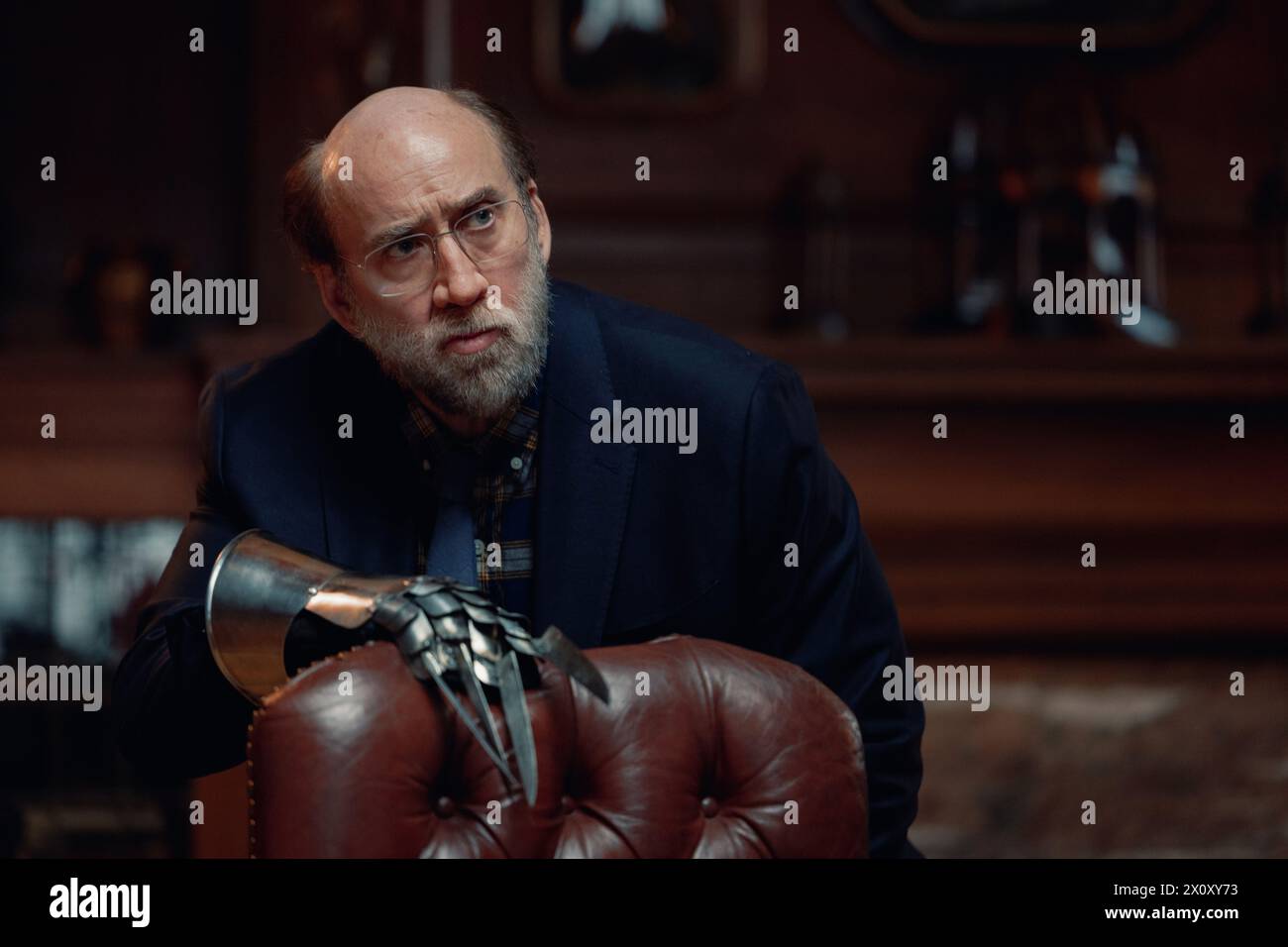 NICOLAS CAGE in DREAM SCENARIO (2023), directed by KRISTOFFER BORGLI ...