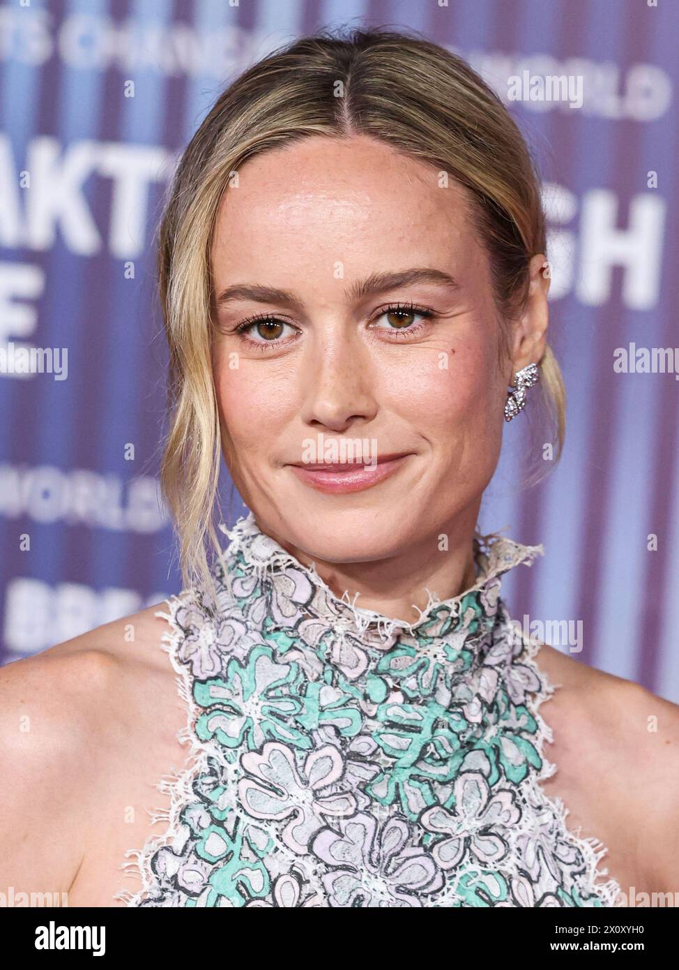 LOS ANGELES, CALIFORNIA, USA - APRIL 13: Brie Larson wearing Chanel ...