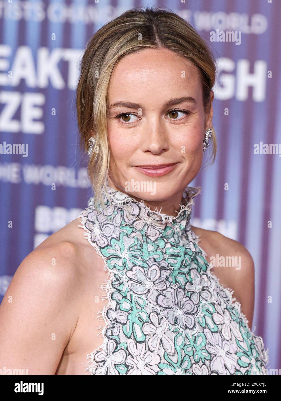 LOS ANGELES, CALIFORNIA, USA - APRIL 13: Brie Larson wearing Chanel ...