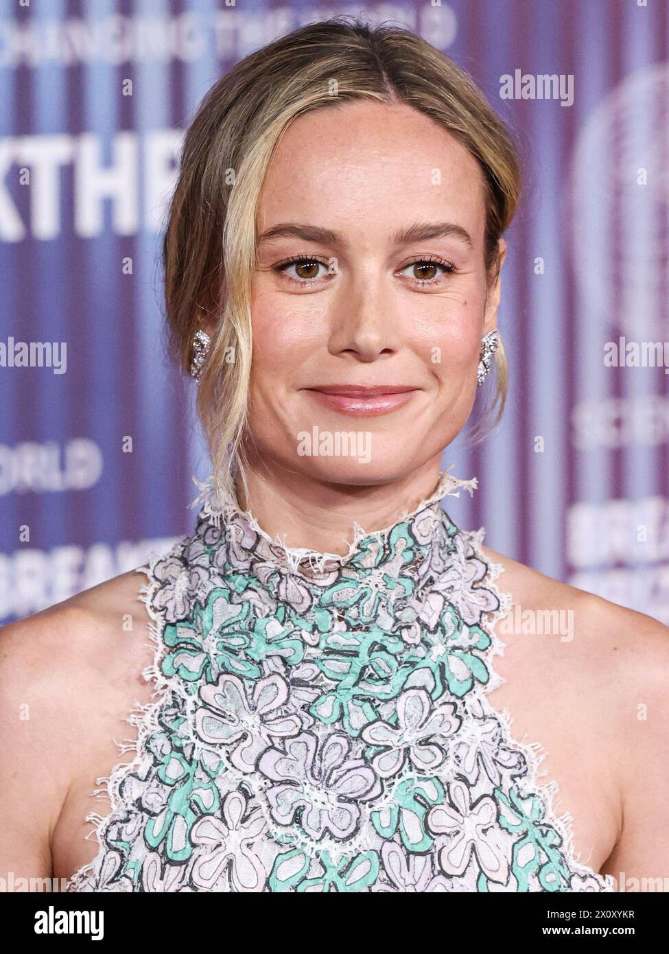 LOS ANGELES, CALIFORNIA, USA - APRIL 13: Brie Larson wearing Chanel ...