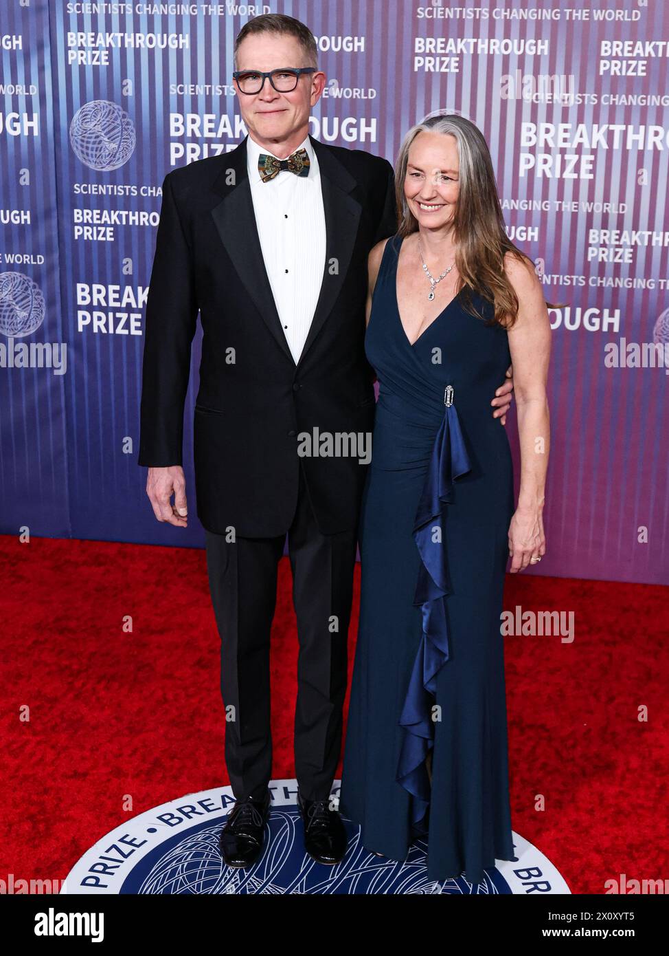 LOS ANGELES, CALIFORNIA, USA - APRIL 13: David Baszucki and Jan Ellison ...