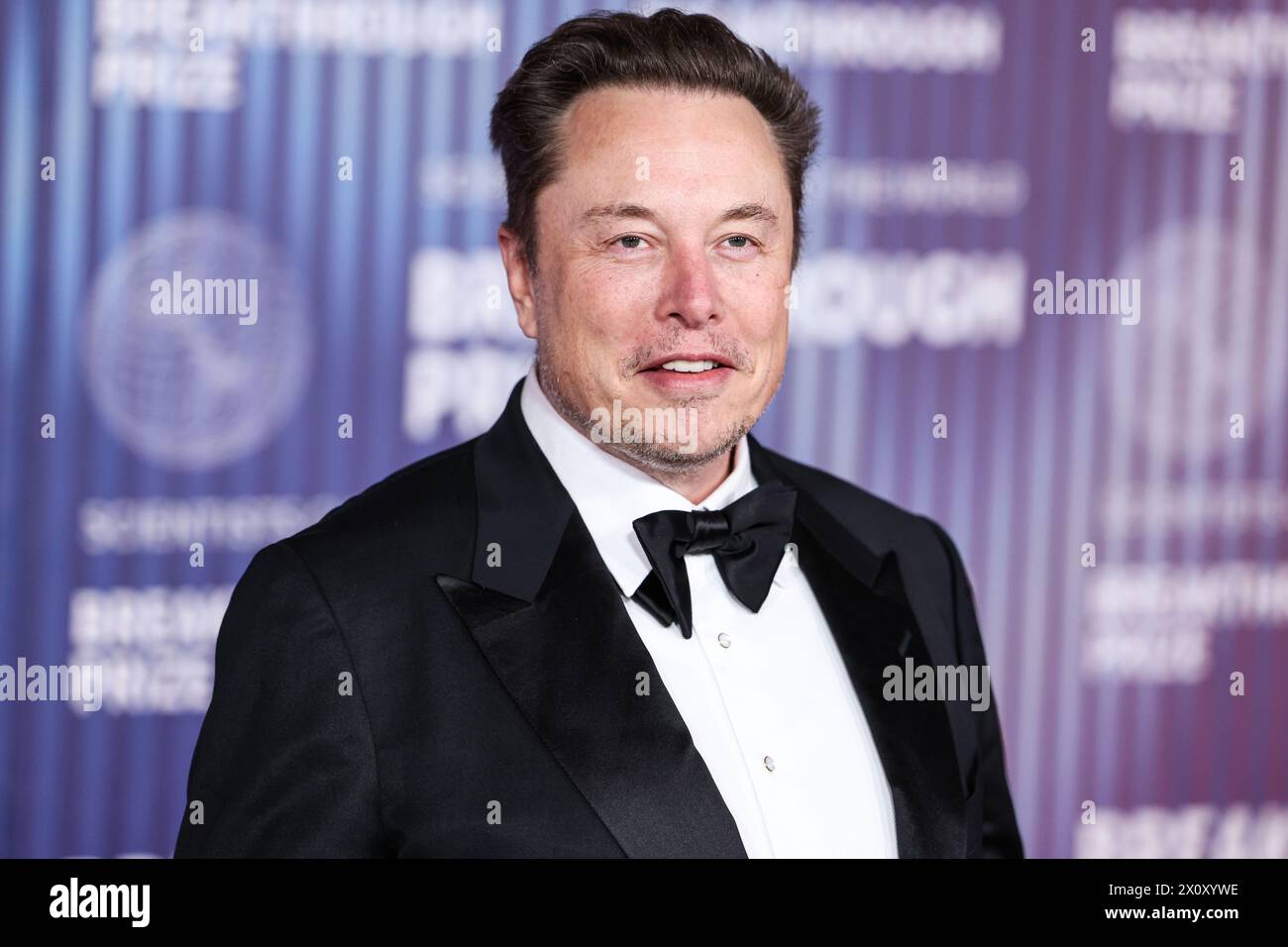 LOS ANGELES, CALIFORNIA, USA - APRIL 13: Elon Musk arrives at the 10th ...