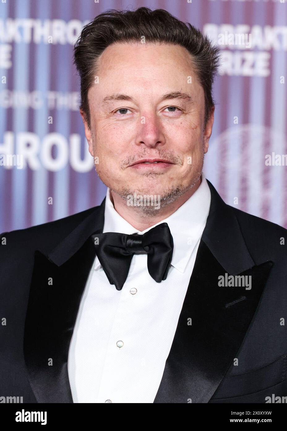 LOS ANGELES, CALIFORNIA, USA - APRIL 13: Elon Musk arrives at the 10th ...