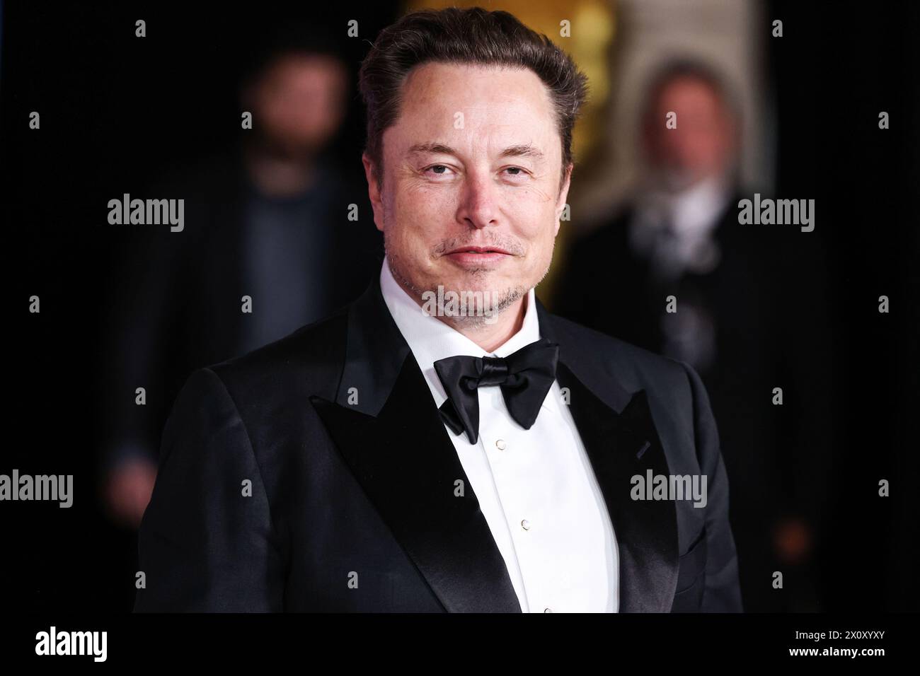 LOS ANGELES, CALIFORNIA, USA - APRIL 13: Elon Musk arrives at the 10th ...