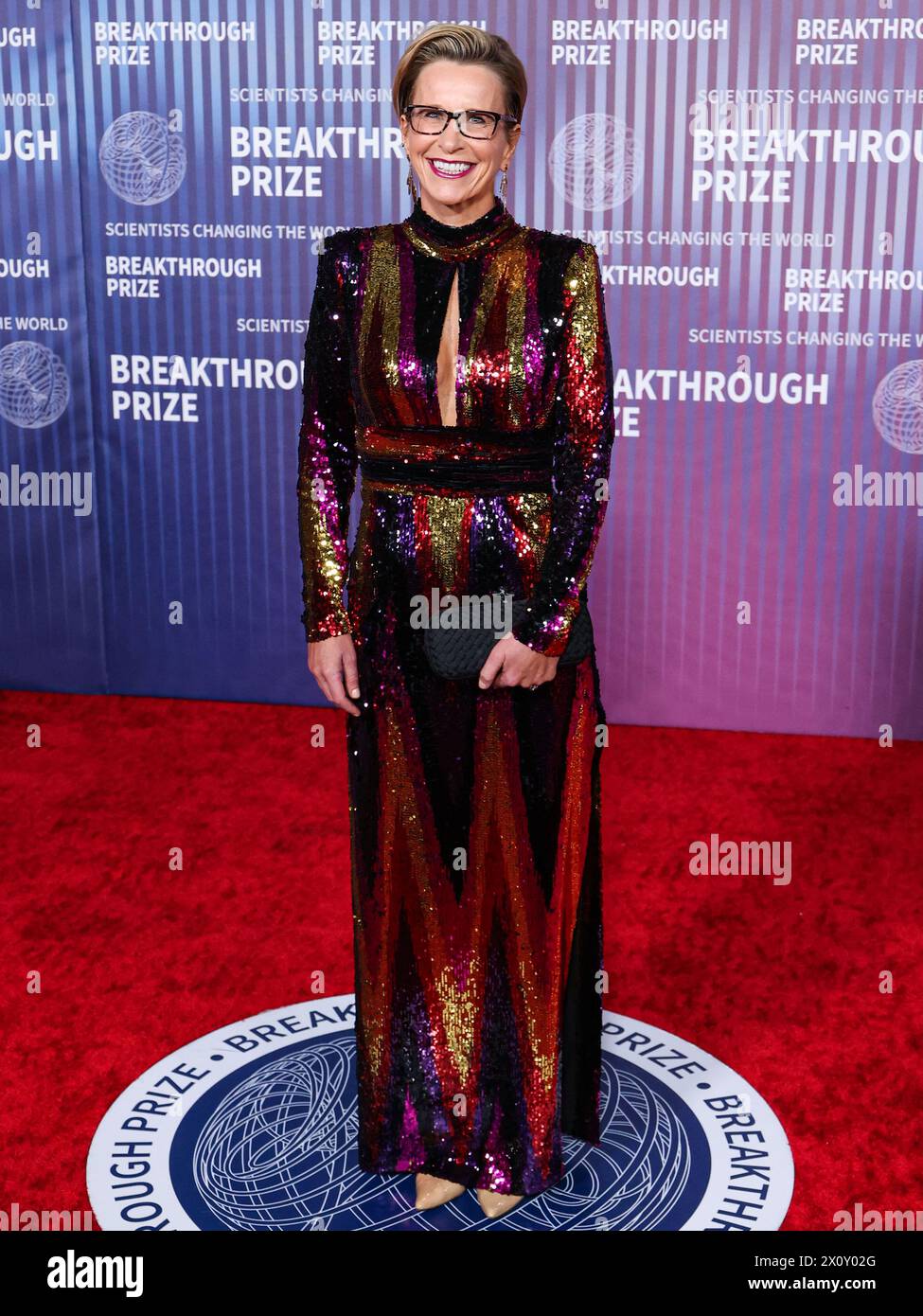 LOS ANGELES, CALIFORNIA, USA - APRIL 13: Emma Walmsley arrives at the 10th Annual Breakthrough ...