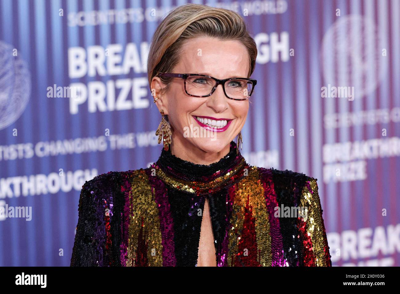 LOS ANGELES, CALIFORNIA, USA - APRIL 13: Emma Walmsley arrives at the 10th Annual Breakthrough ...