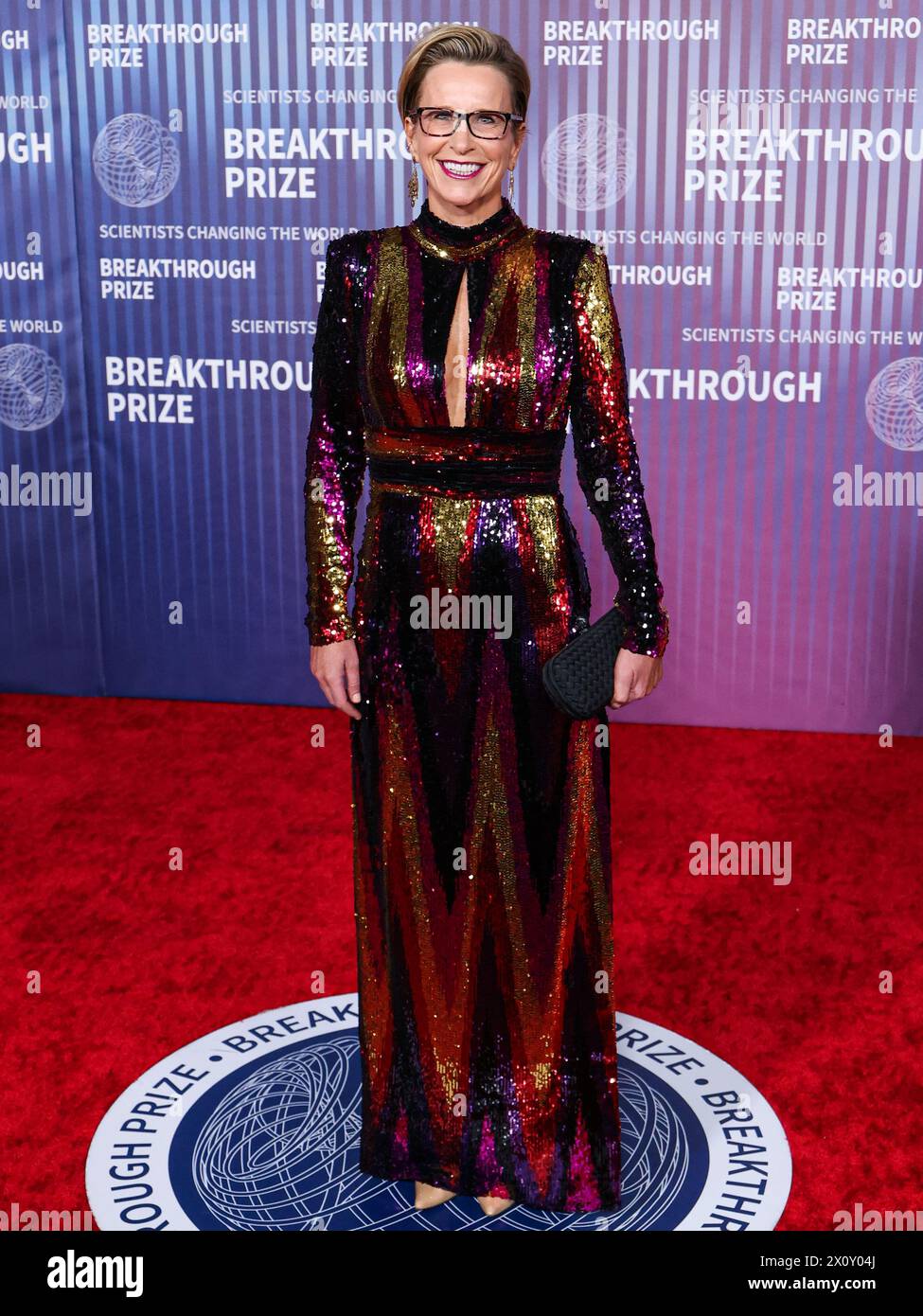 LOS ANGELES, CALIFORNIA, USA - APRIL 13: Emma Walmsley arrives at the 10th Annual Breakthrough ...