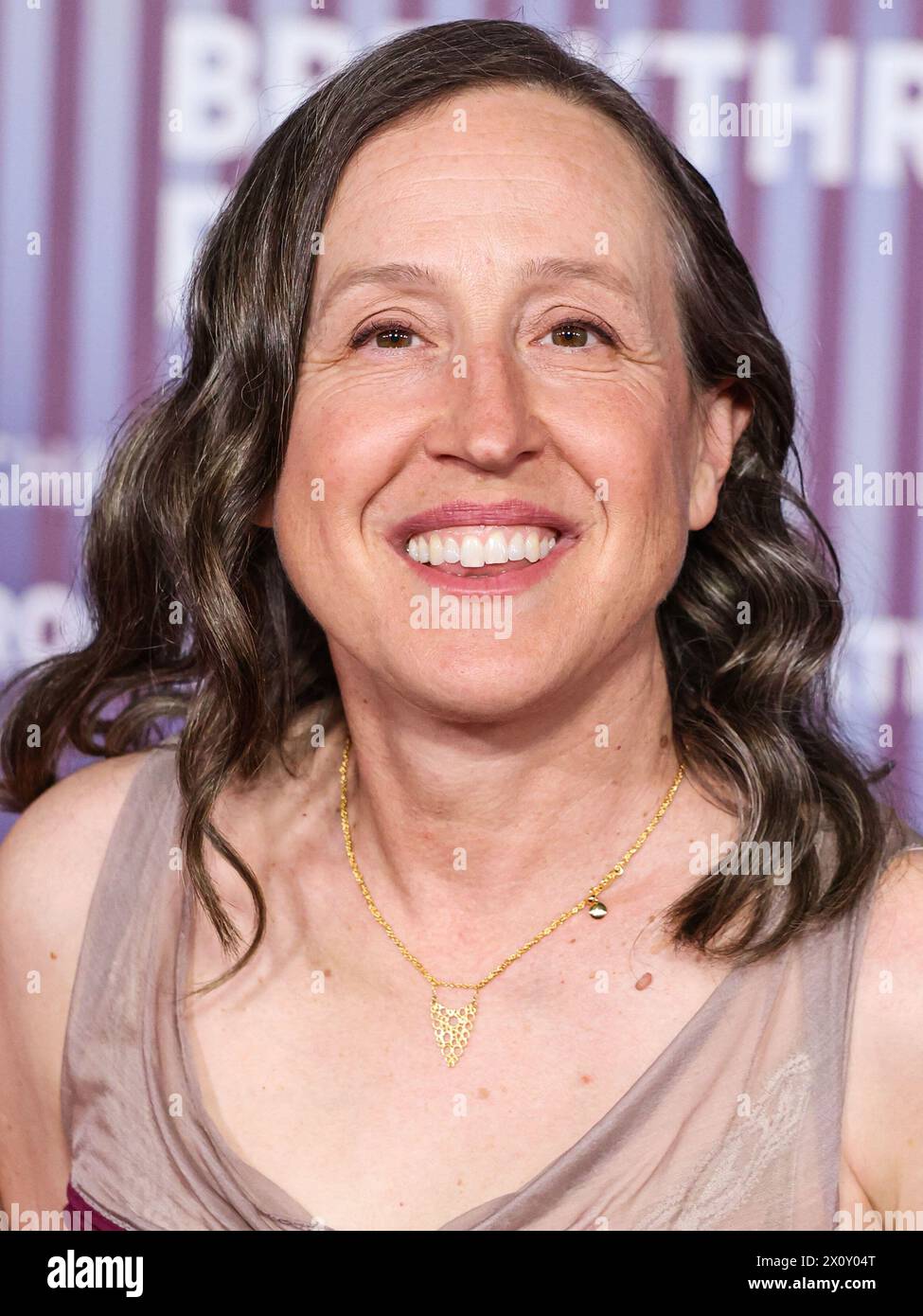 LOS ANGELES, CALIFORNIA, USA - APRIL 13: Janet Wojcicki arrives at the ...