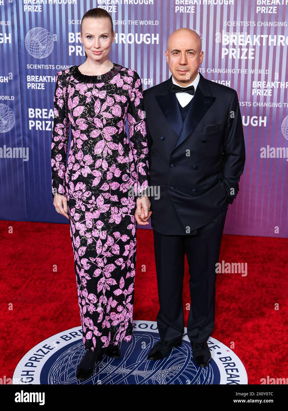 LOS ANGELES, CALIFORNIA, USA - APRIL 13: Julia Milner and Yuri Milner ...