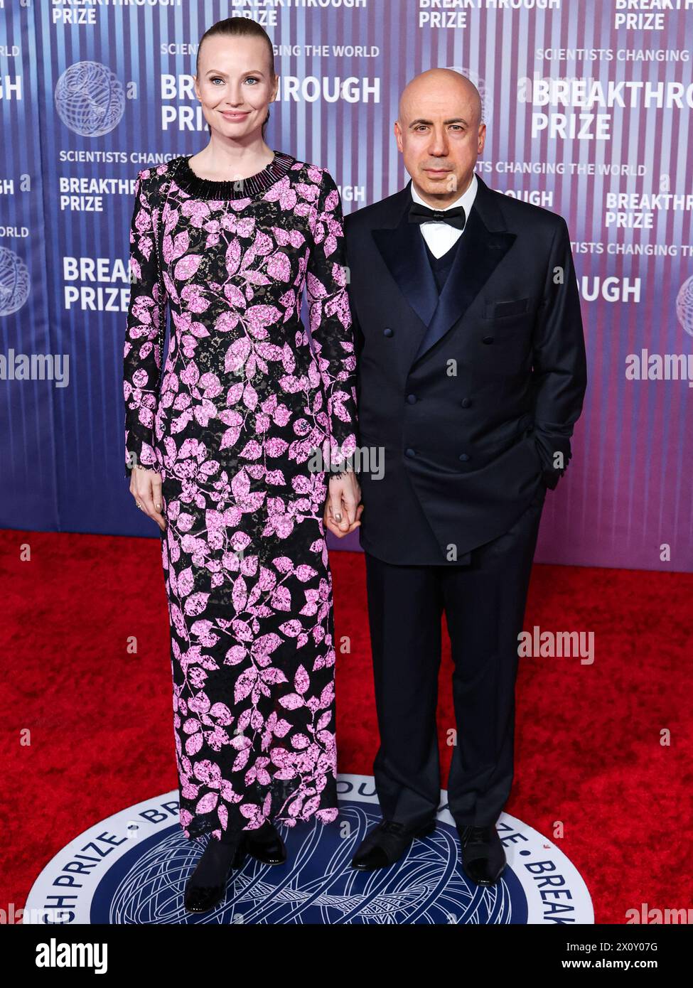 LOS ANGELES, CALIFORNIA, USA - APRIL 13: Julia Milner and Yuri Milner ...