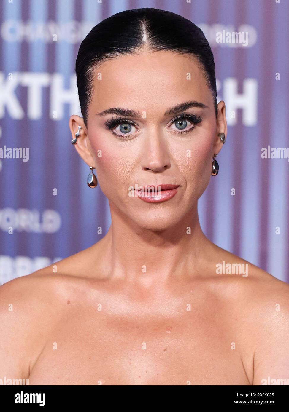LOS ANGELES, CALIFORNIA, USA - APRIL 13: Katy Perry wearing Coperni ...