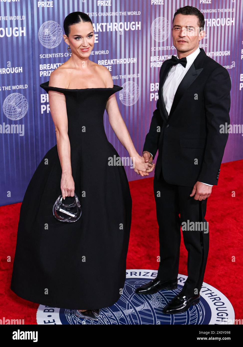 LOS ANGELES, CALIFORNIA, USA - APRIL 13: Katy Perry and husband Orlando ...