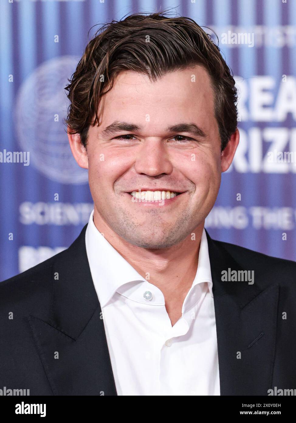 LOS ANGELES, CALIFORNIA, USA - APRIL 13: Magnus Carlsen arrives at the ...