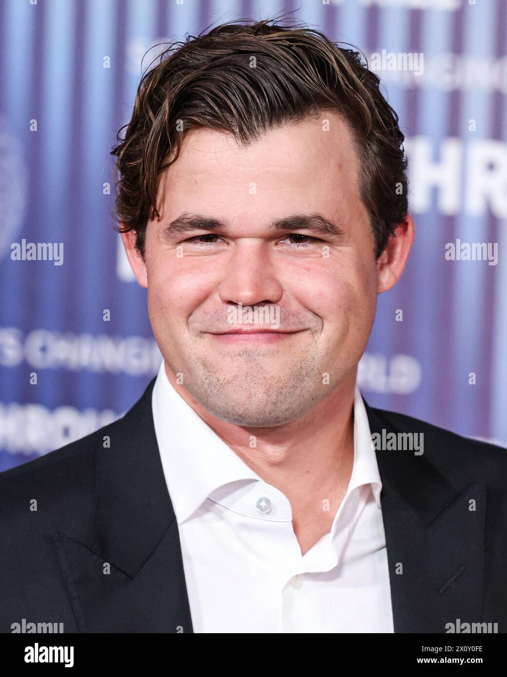 LOS ANGELES, CALIFORNIA, USA - APRIL 13: Magnus Carlsen arrives at the ...