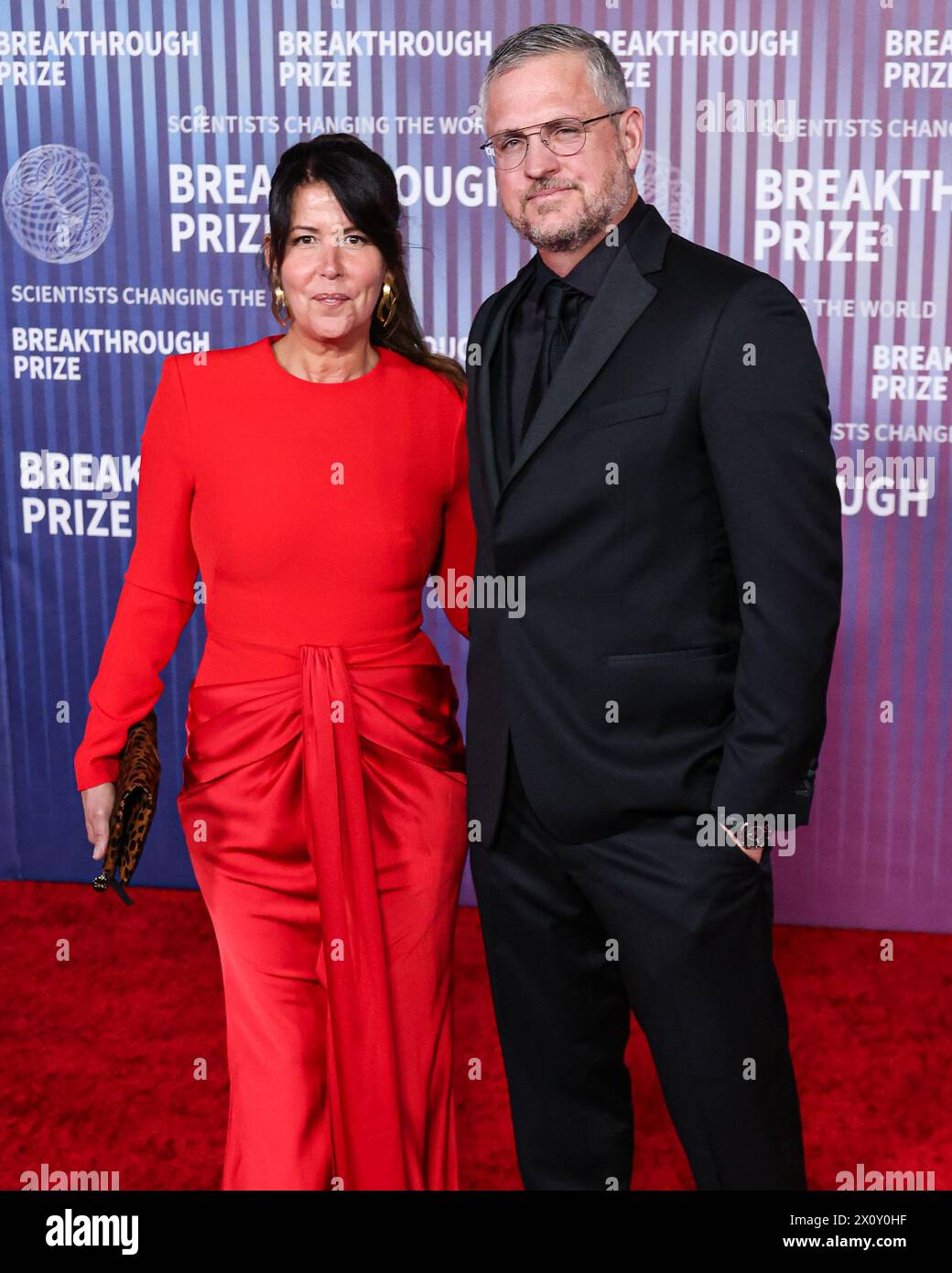 LOS ANGELES, CALIFORNIA, USA - APRIL 13: Patty Jenkins and husband Sam Sheridan arrive at the ...