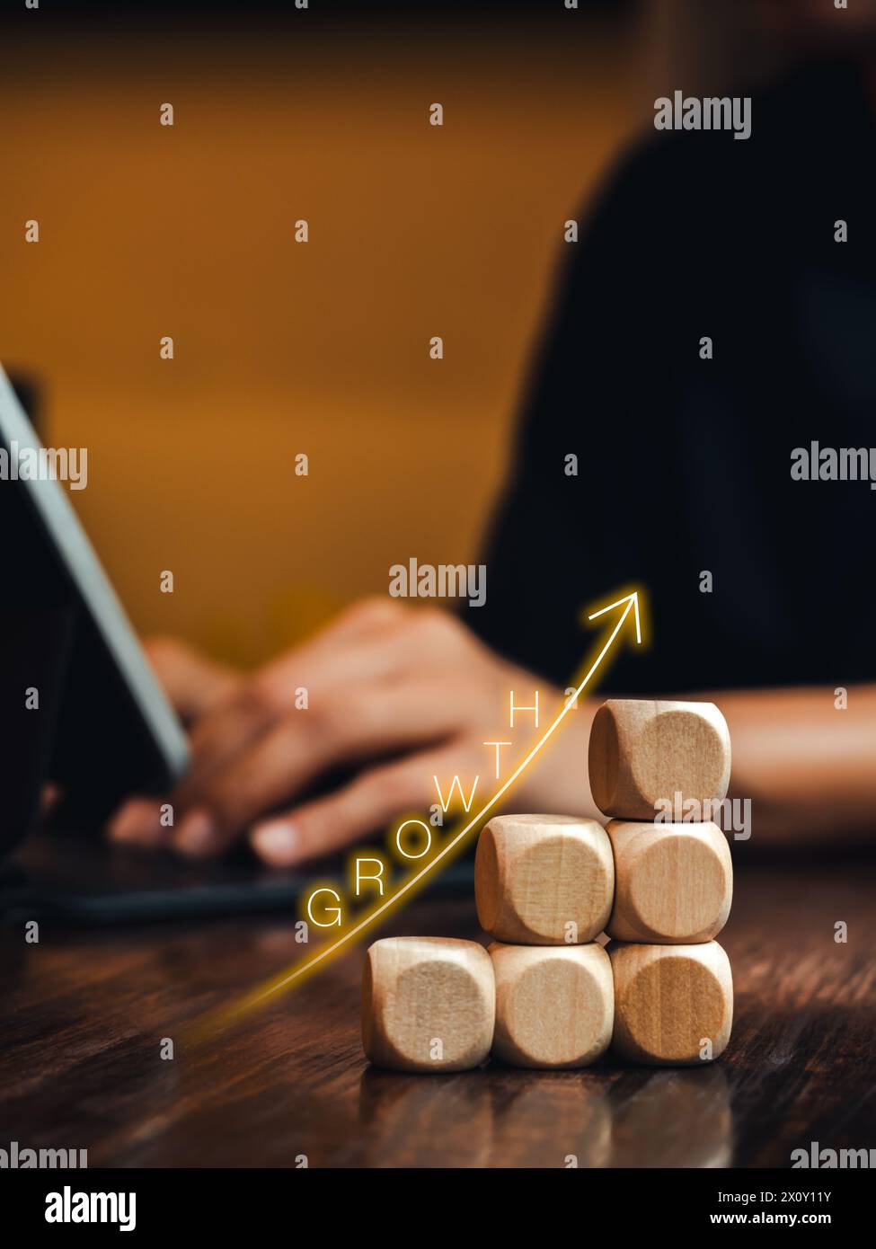 Business success process, profit, investment, economic improvement ...