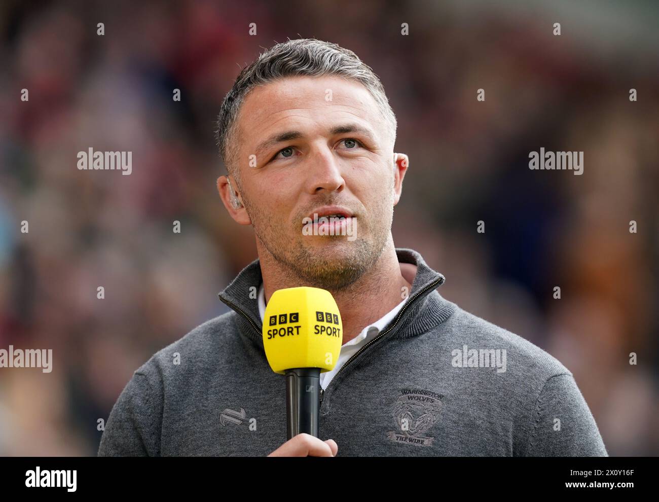 Warrington Wolves head coach Sam Burgess interviewed ahead of the ...