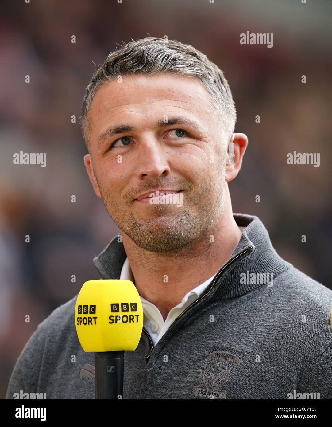 Warrington Wolves head coach Sam Burgess interviewed ahead of the Betfred Challenge Cup quarter ...