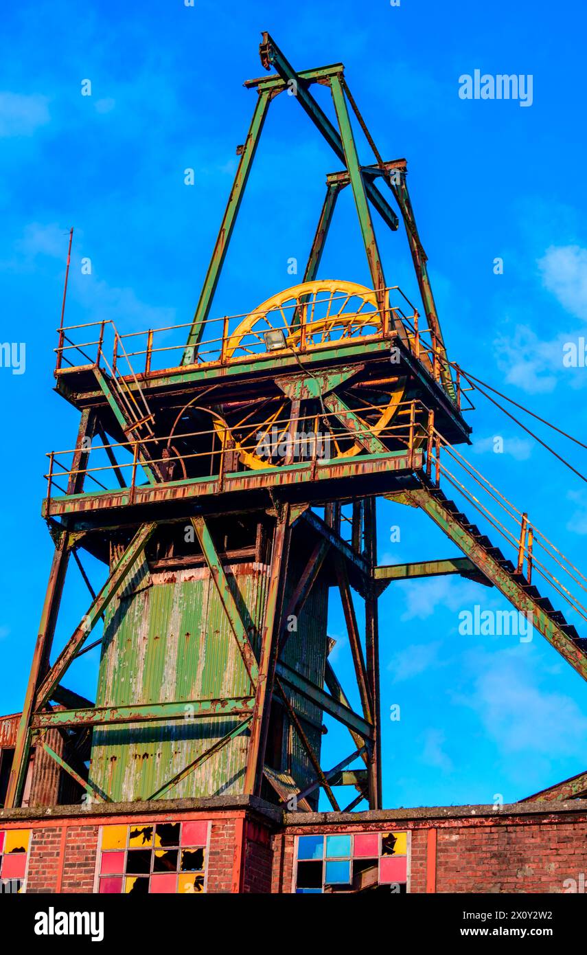 Florence Mine pit head workings, Egremont, Cumbria Stock Photo - Alamy