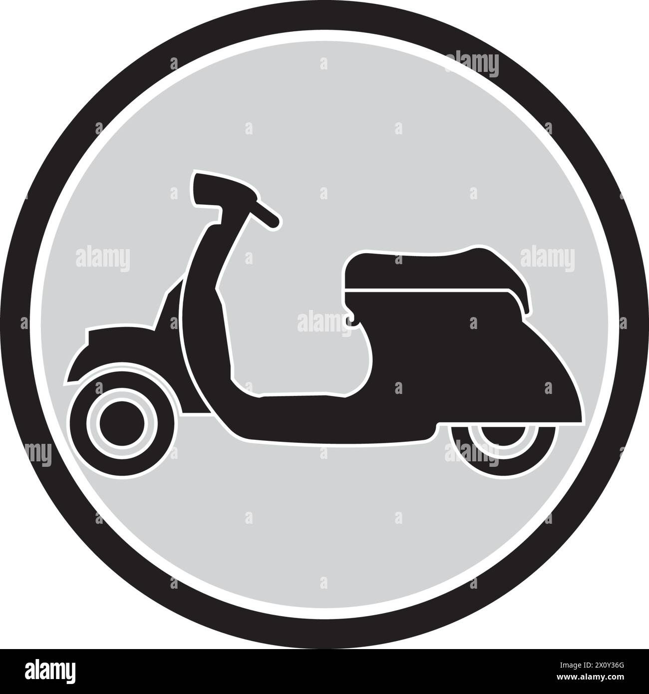 scooter icon vector illustration design template Stock Vector Image ...
