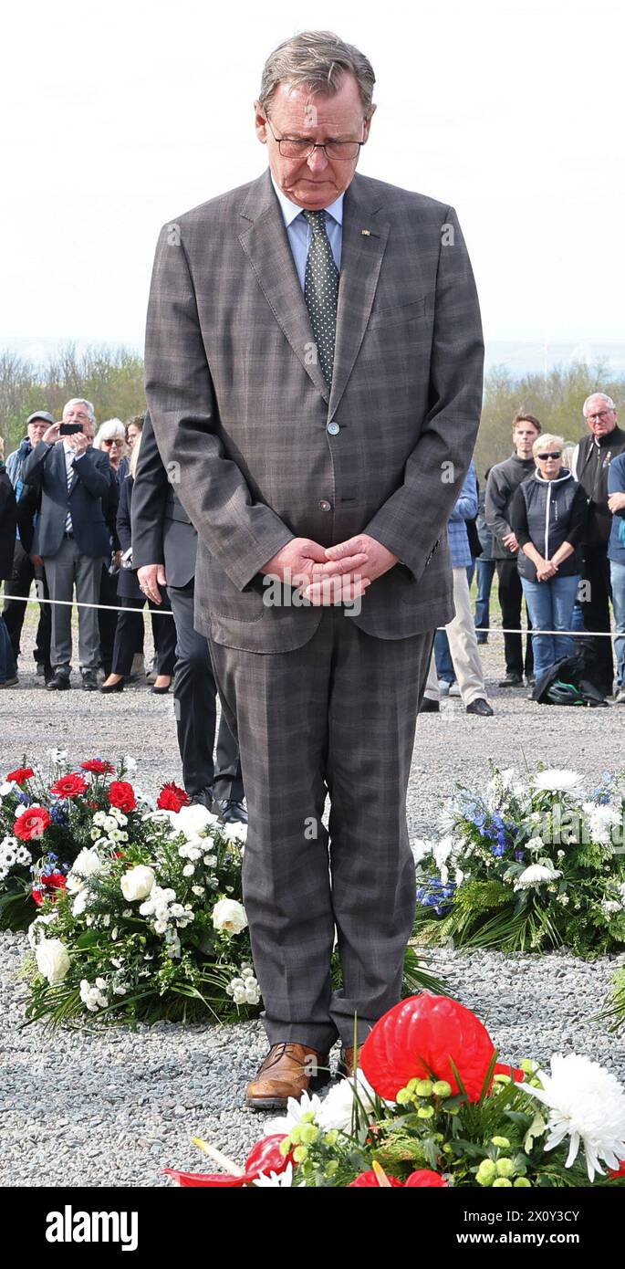 14 April 2024, Thuringia, Weimar: Bodo Ramelow (Die Linke), Minister ...