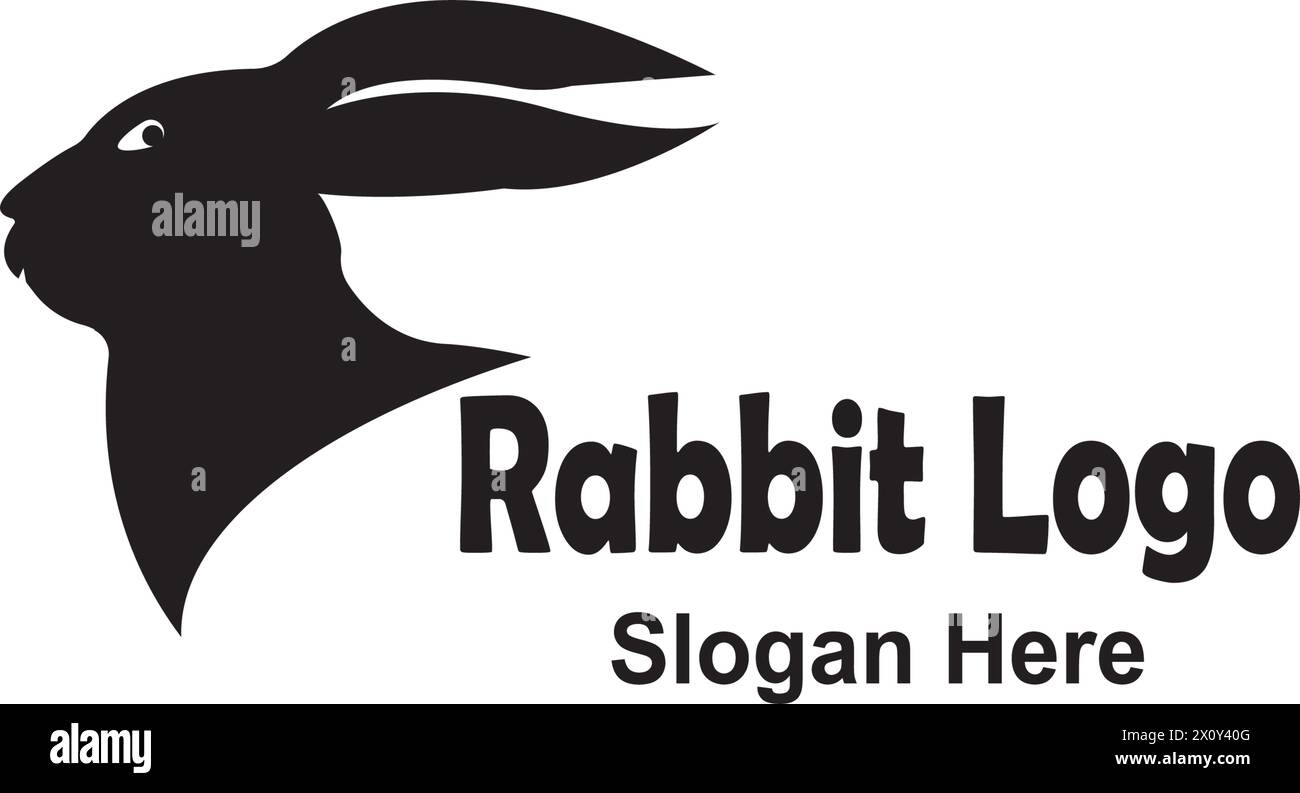 rabbit logo icon vector design template Stock Vector Image & Art - Alamy