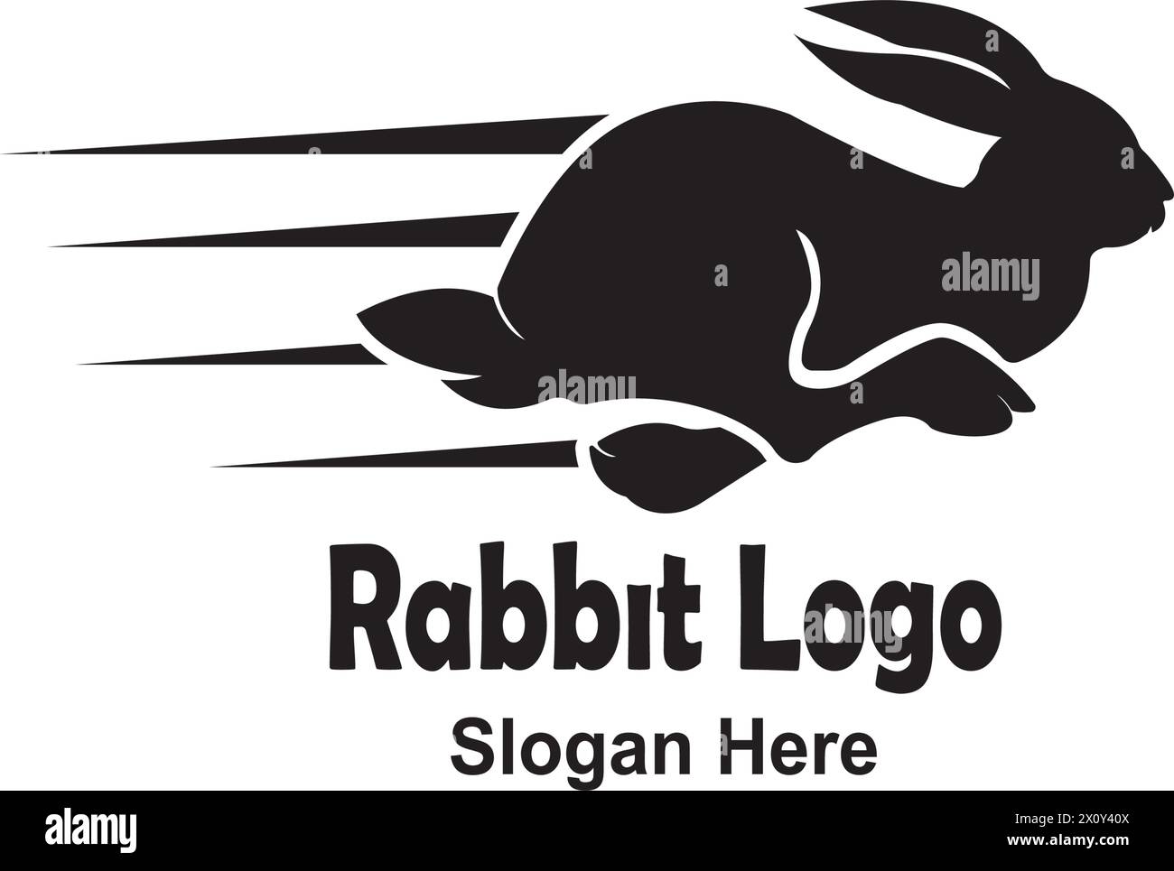 rabbit logo icon vector design template Stock Vector Image & Art - Alamy