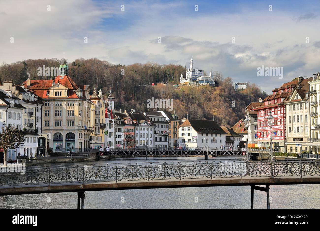 Lucerne, Switzerland – February 07, 2024: Visiting the marvelous ...